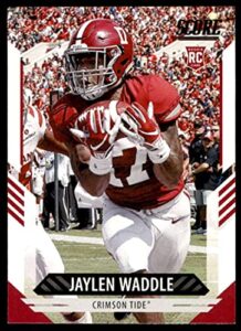 2021 score #326 jaylen waddle alabama crimson tide (rc – rookie card) nm-mt nfl football