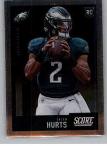 2020 panini chronicles score update rookies #457 jalen hurts philadelphia eagles rc rookie card official nfl football trading card in raw (nm or better) condition