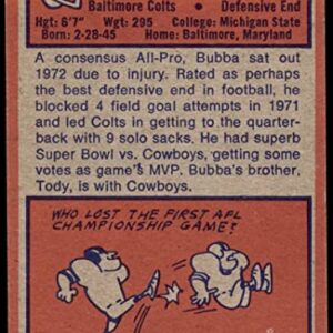 1973 Topps # 155 Bubba Smith Baltimore Colts (Football Card) VG Colts Michigan St