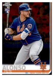 2019 topps chrome #204 pete alonso new york mets rookie baseball card