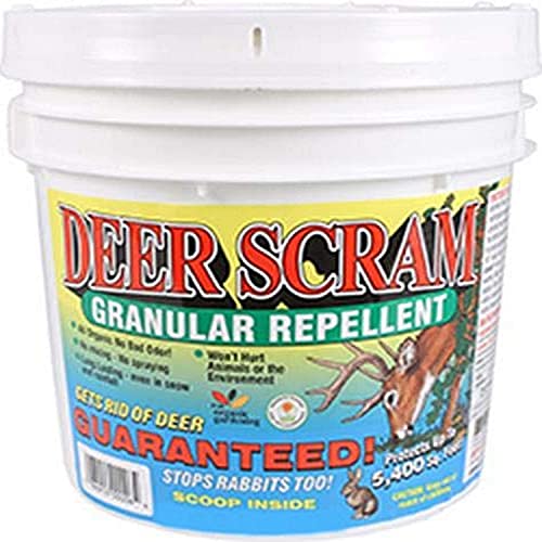 Enviro Pro 1006 Deer Scram Repellent Granular White Pail, 5.76 Pounds, (Packaging May Vary)