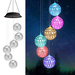 gifts for mothers day,yard decor lights, solar wind chimes outdoors, gifts for mom/women/grandma/daughter/sister/aunt/friend/wife and sister,mom birthday gifts, garden decor,gardening gift for women