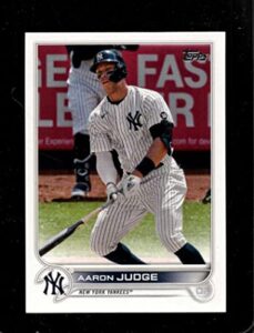 2022 topps #99 aaron judge nmmt yankees