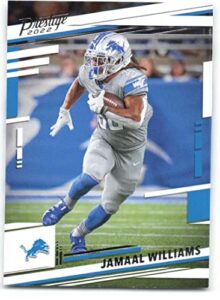 2022 panini prestige #97 jamaal williams detroit lions nfl football trading card