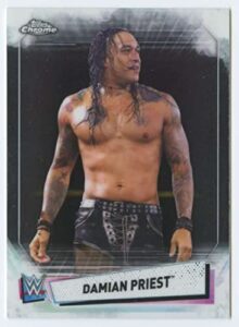 2021 topps chrome wwe #80 damian priest