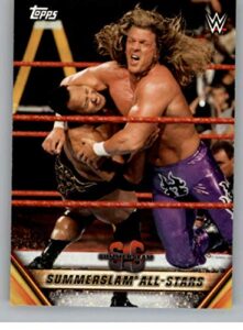 2019 topps wwe summerslam mr. summerslam wrestling #mss-17 8/30/98 triple h def. the rock in a ladder match for the intercontinental championship official wrestling trading card from topps