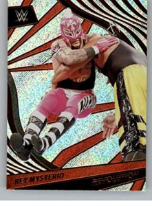 2022 panini revolution wwe #49 rey mysterio raw wrestling trading card