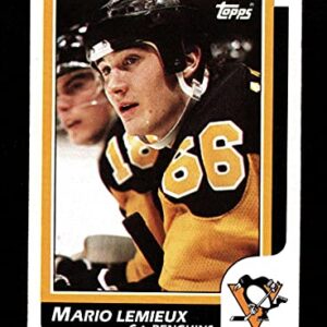 Hockey NHL 1986-87 Topps #122 Mario Lemieux NM Penguins