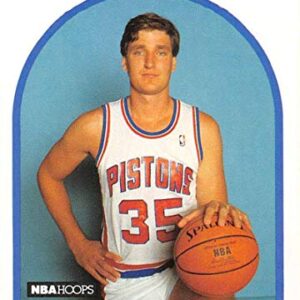 1989-90 NBA Hoops #317 Scott Hastings Detroit Pistons Inaugural Hoops Licensed Basketball Trading Card (Stock Photo. Near Mint or Better)