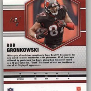 2021 Panini Mosaic #188 Rob Gronkowski Tampa Bay Buccaneers NFL Football Trading Card