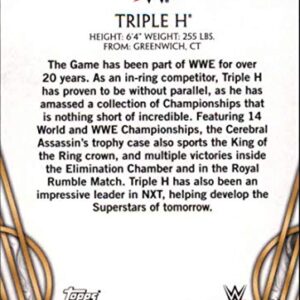 2018 Topps Legends of WWE #70 Triple H Wrestling Trading Card