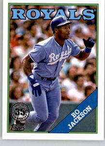 2023 topps 1988 baseball #t88-51 bo jackson kansas city royals baseball trading card