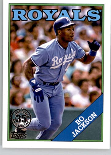 2023 Topps 1988 Baseball #T88-51 Bo Jackson Kansas City Royals Baseball Trading Card