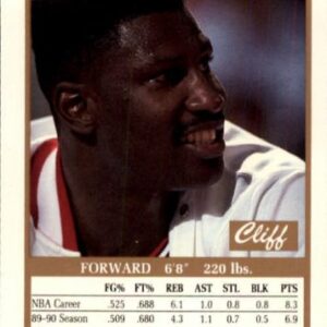 1990 SkyBox Basketball Card (1990-91) #372 Cliff Levingston