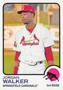 2022 topps heritage minors #46 jordan walker