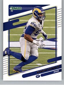 2021 donruss #140 aaron donald los angeles rams nfl football card nm-mt