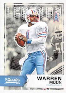 football nfl 2016 classics legends #165 warren moon nm-mt oilers