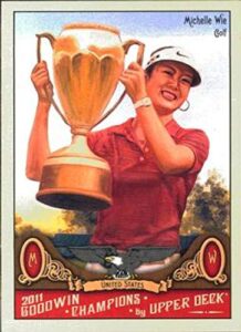 2011 upper deck goodwin champions #101 michelle wie golf multisport multisport card nm-mt