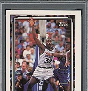 Shaquille O'Neal 1992 Topps Gold Basketball Rookie Card #362 Graded PSA 8