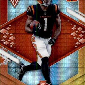 Football NFL 2021 Panini Phoenix Fire Burst #105 Ja'Marr Chase RC Bengals