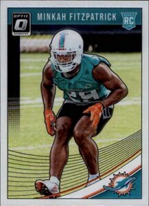 2018 donruss optic #103 minkah fitzpatrick rookie rc rookie miami dolphins nfl football trading card