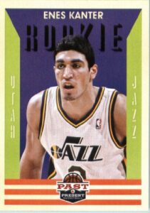 2013 panini past & present basketball rookie card (2012-13) #168 enes kanter mint