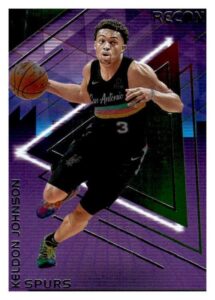 2020-21 panini recon #13 keldon johnson san antonio spurs basketball official trading card of the nba