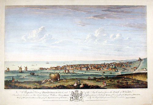 A Perspective View of Brighthelmston, and of the Sea Coast as far as the Isle of Wight, Inscribed (by Permission) to His Royal Highness William Henry Duke of Gloucester and Edinburgh, Earl of Connaught of the Kingdom of Ireland, Ranger of Hampton Court Pa