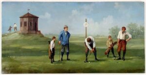 edwardian golfers