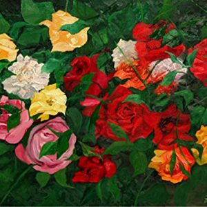 Enlaced, Still Life Rose Flowers By Internationally Renowned Artist Andre Dluhos