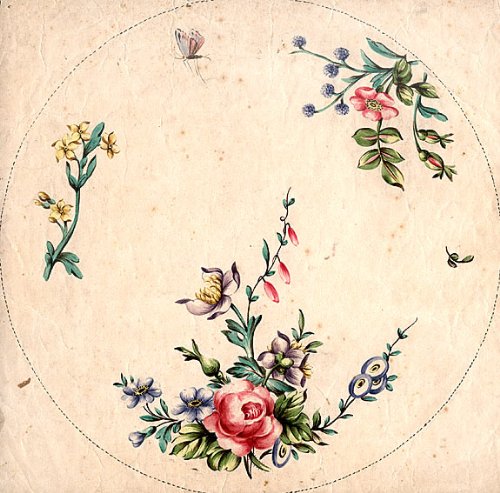 An original design for a porcelain plate