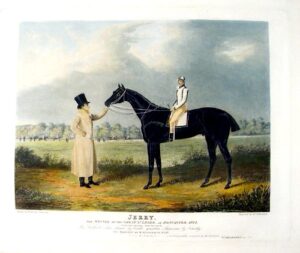 jerry, the winner of the great st. leger, at doncaster, 1824.