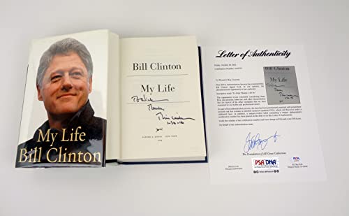 President Bill Clinton Signed Autograph My Life 1st Edition/1st Error Print Book PSA/DNA COA