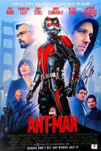 paul rudd/corey stoll/peyton reed signed autographed 12x18 photo ant man 814275