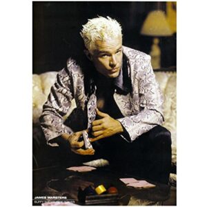 james marsters 8 x 10 photo buffy the vampire slayer as spike sitting on couch shuffling cards kn