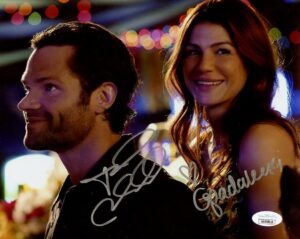 jared padalecki/genevieve padalecki walker in person signed photo