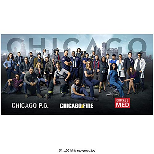 Chicago Fire, Chicago P.D & Chicago Med Full Cast 8 inch by 10 inch PHOTOGRAPH-BG