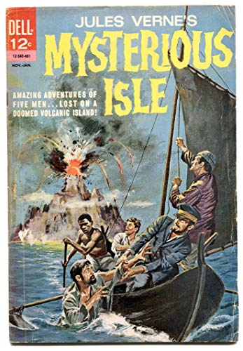 Jules Verne Mysterious Isle #1 1963- Silver Age Dell comic-G/VG