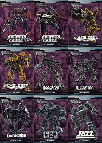 TRANSFORMERS MOVIE 2007 TOPPS COMPLETE BASE CARD SET OF 90