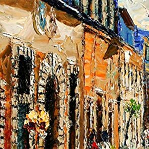 Warmth of a Barcelona Street, Limited Edition Signed And Numbered Print By Andre Dluhos