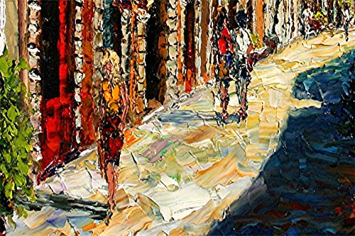 Warmth of a Barcelona Street, Limited Edition Signed And Numbered Print By Andre Dluhos