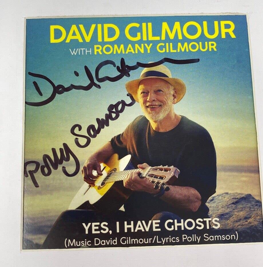 David Gilmour Signed Yes I Have Ghosts Framed CD Cover Display Pink Floyd COA