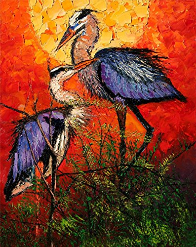 Blue Herons, Limited Edition, Signed and Numbered Print