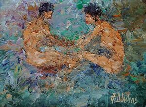 bonding, couples love by internationally renowned artist andre dluhos