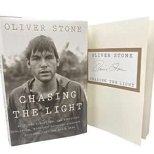 Oliver Stone Signed Chasing The Light Hardcover Book Platoon Scarface COA