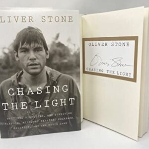 Oliver Stone Signed Chasing The Light Hardcover Book Platoon Scarface COA