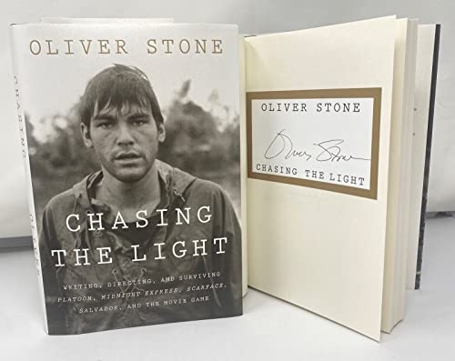 Oliver Stone Signed Chasing The Light Hardcover Book Platoon Scarface COA