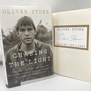 Oliver Stone Signed Chasing The Light Hardcover Book Platoon Scarface COA