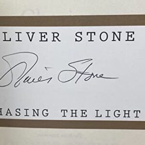 Oliver Stone Signed Chasing The Light Hardcover Book Platoon Scarface COA