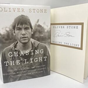 Oliver Stone Signed Chasing The Light Hardcover Book Platoon Scarface COA